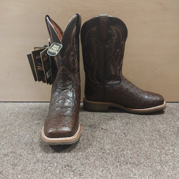Dan Post | Shoes | Dan Post Mens Square Toe Premium Ostrich Quill ...